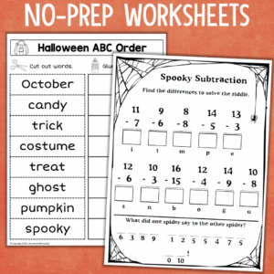 Halloween Math Reading Centers Games Activities | Made By Teachers