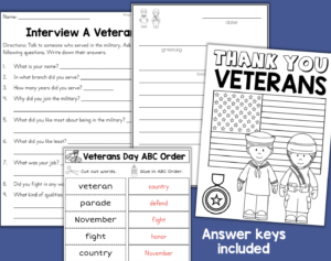 Veterans Day Activities and Worksheets - Made By Teachers