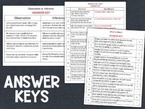 Making Inferences Predictions & Observations - Made By Teachers
