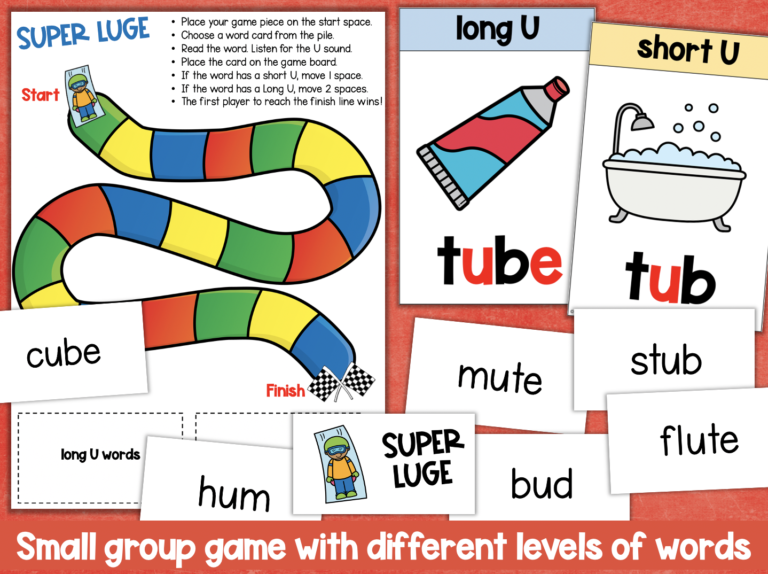Short U Long U Vowels Phonics Worksheets - Made By Teachers