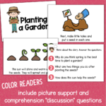 SPRING Beginning Reading Comprehension Books | Made By Teachers