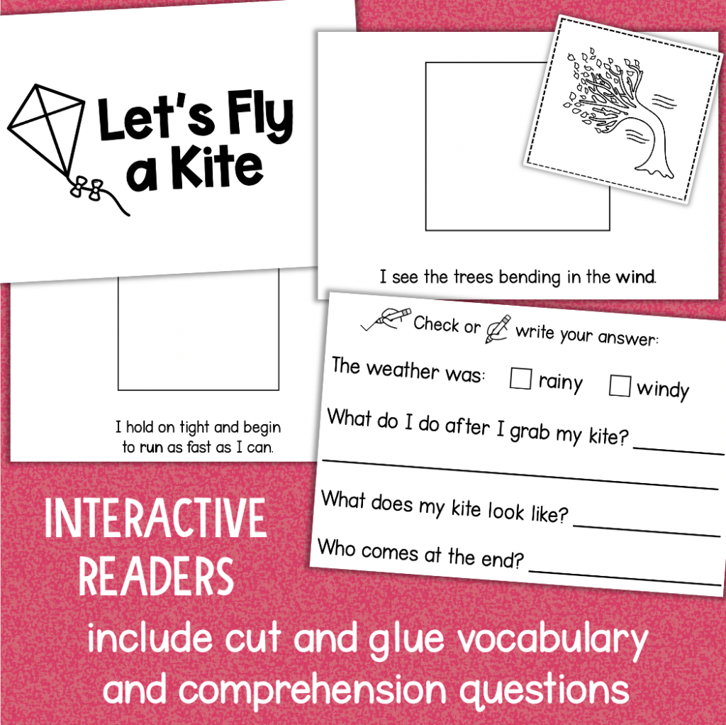 SPRING Beginning Reading Comprehension Books - Made By Teachers