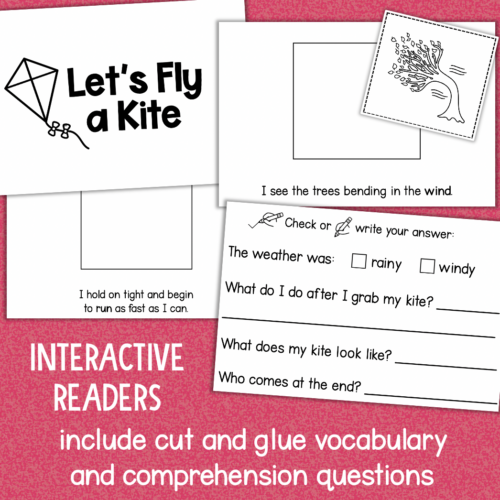 SPRING Beginning Reading Comprehension Books | Made By Teachers