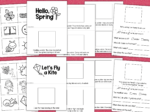 SPRING Beginning Reading Comprehension Books - Made By Teachers