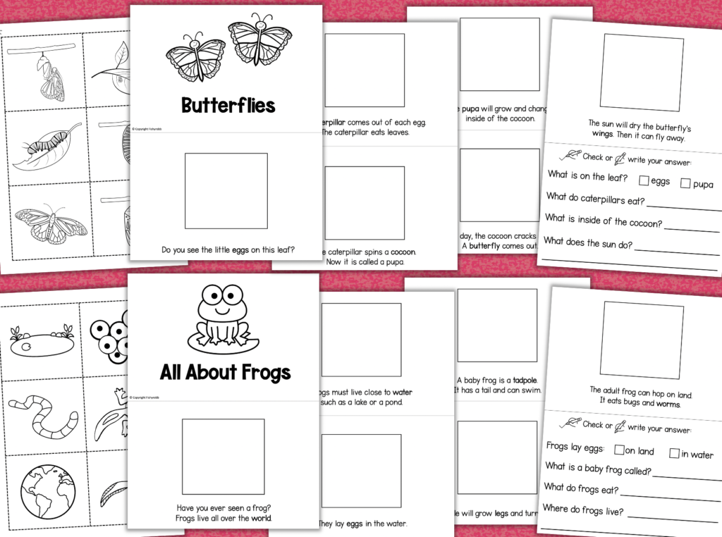 SPRING Beginning Reading Comprehension Books - Made By Teachers