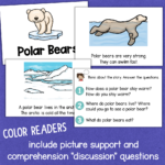 WINTER Beginning Reading Comprehension Books - Made By Teachers
