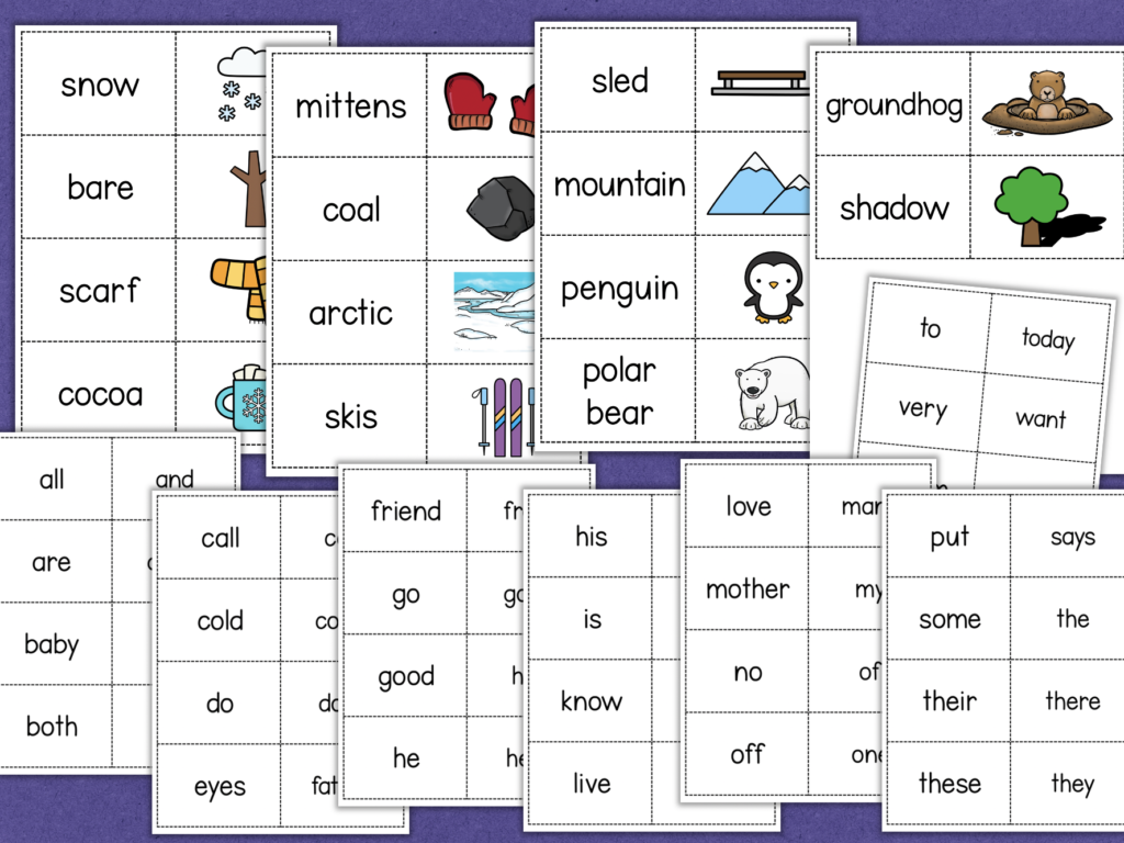 WINTER Beginning Reading Comprehension Books - Made By Teachers