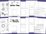 WINTER Beginning Reading Comprehension Books - Made By Teachers