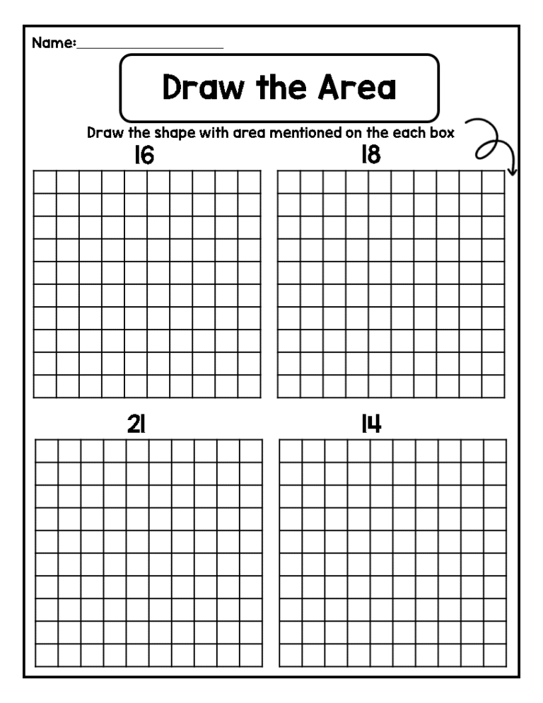Area and Perimeter No Prep Worksheets - 3rd Grade | Made By Teachers
