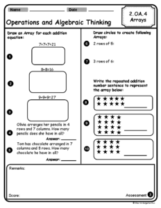 2nd Grade Common Core Math Assessments | Operation - Made By Teachers