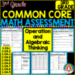 3rd Grade Common Core Math Assessments | Operation | Made By Teachers