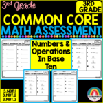 3rd Grade Common Core Math Assessment | Numbers an - Made By Teachers