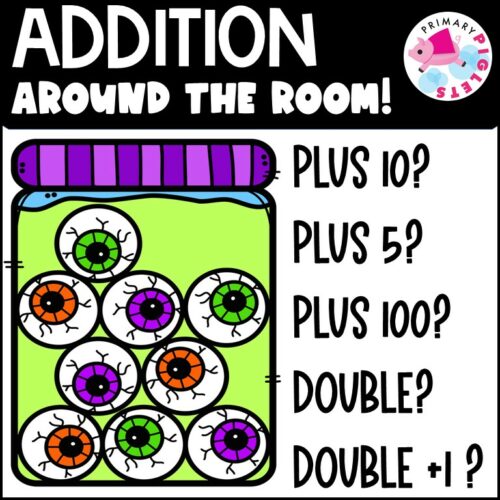 Halloween Addition Math Centers - Made By Teachers