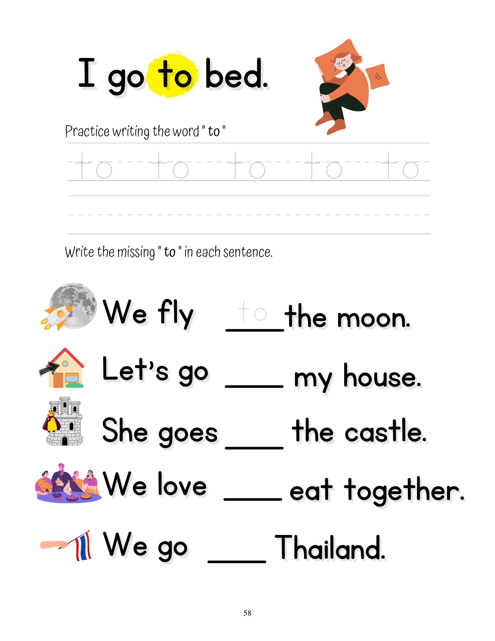 Kindergarten Sight Words / High Frequency Workbook | Made By Teachers