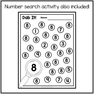 Bingo Dabber Number Recognition 1-20 Activities | Made By Teachers