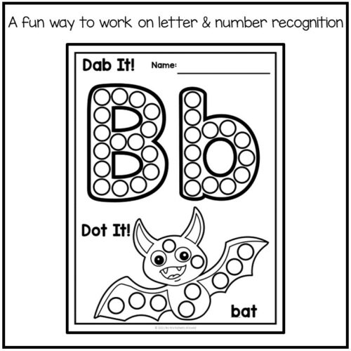 Bingo Dabber Do a Dot Alphabet and Numbers | Made By Teachers