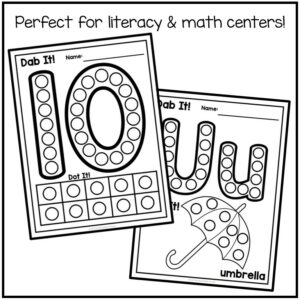 Bingo Dabber Do a Dot Alphabet and Numbers - Made By Teachers
