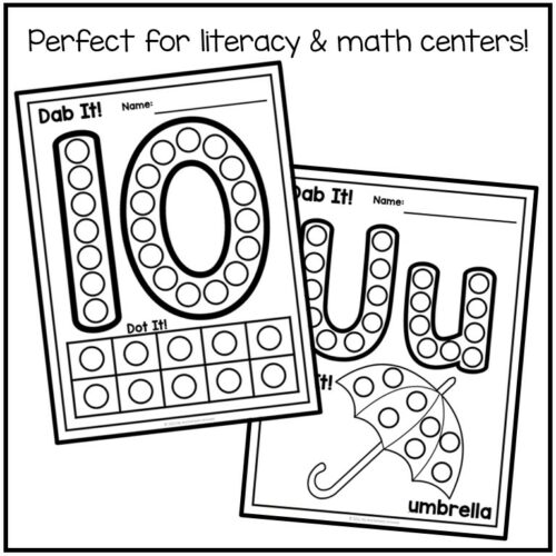 Bingo Dabber Do a Dot Alphabet and Numbers - Made By Teachers