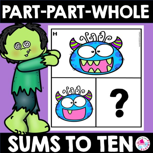 Halloween Addition Part Part Whole Flashcards - Made By Teachers