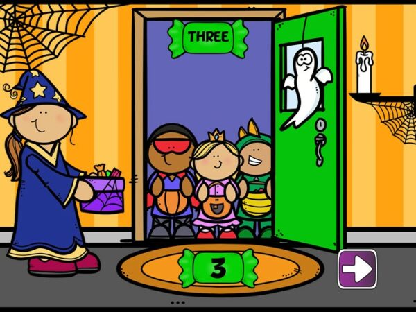 Halloween Math and Number Words to 10 Boom Cards - Made By Teachers