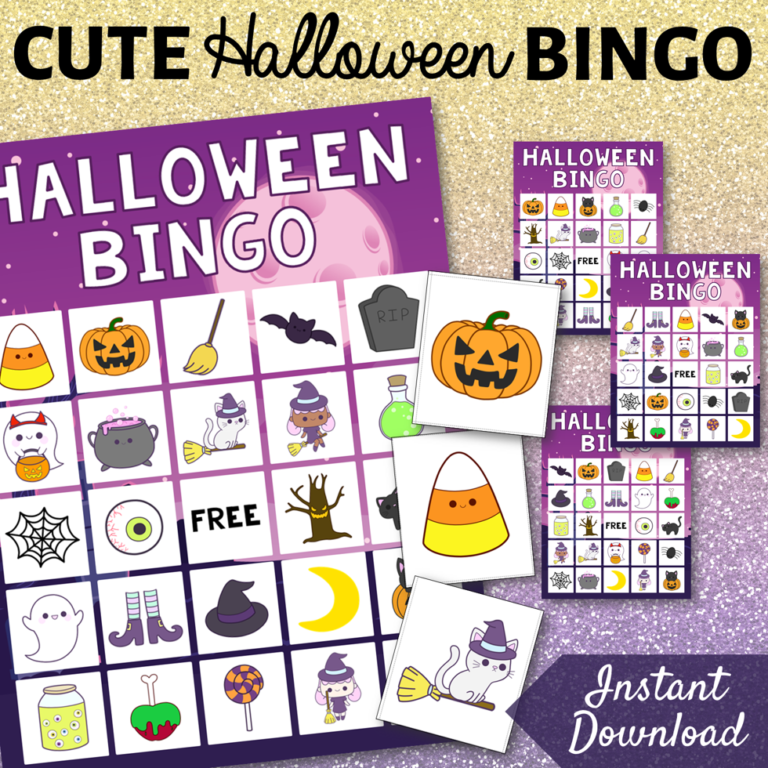 Cute Halloween Bingo Version 2 - Made By Teachers
