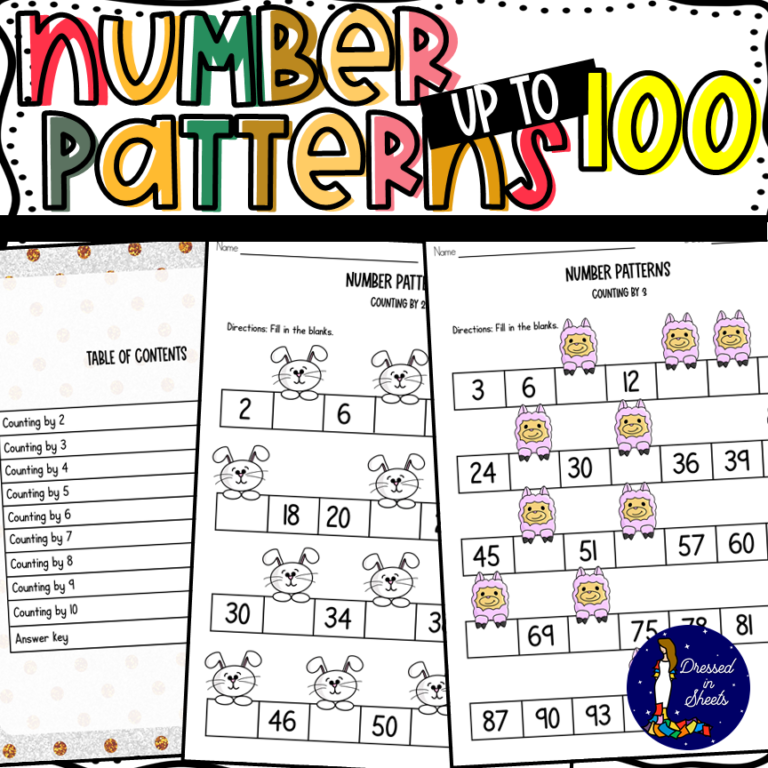 Number Patterns up to 100 | Made By Teachers