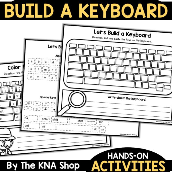 Chromebook Build a Keyboard Parts of Computer | Made By Teachers