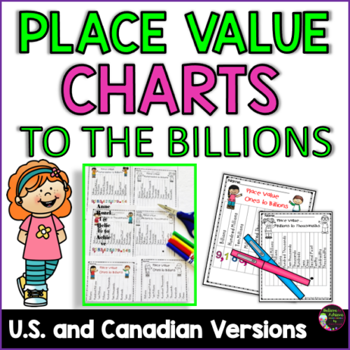 Place Value Charts to the Billions | Made By Teachers