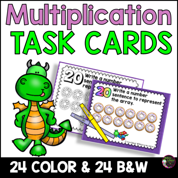 Multiplication Task Cards | Facts 2's to 12's - Made By Teachers