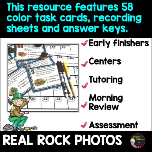 3 Types of Rock Sedimentary Igneous Metamorphic - Made By Teachers