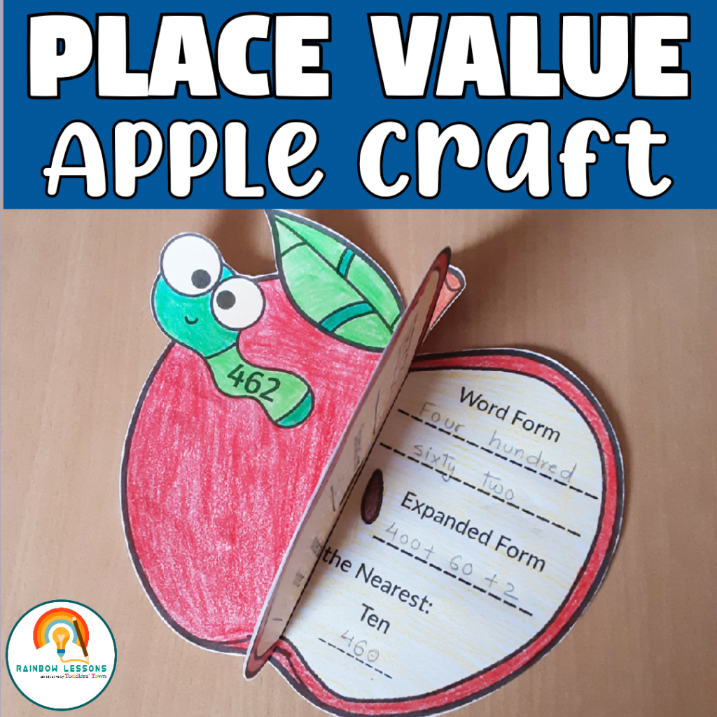 Fall Place Value Craft | Place Value Craftivity - Made By Teachers