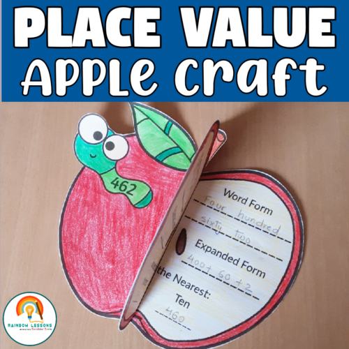 Fall Place Value Craft | Place Value Craftivity - Made By Teachers