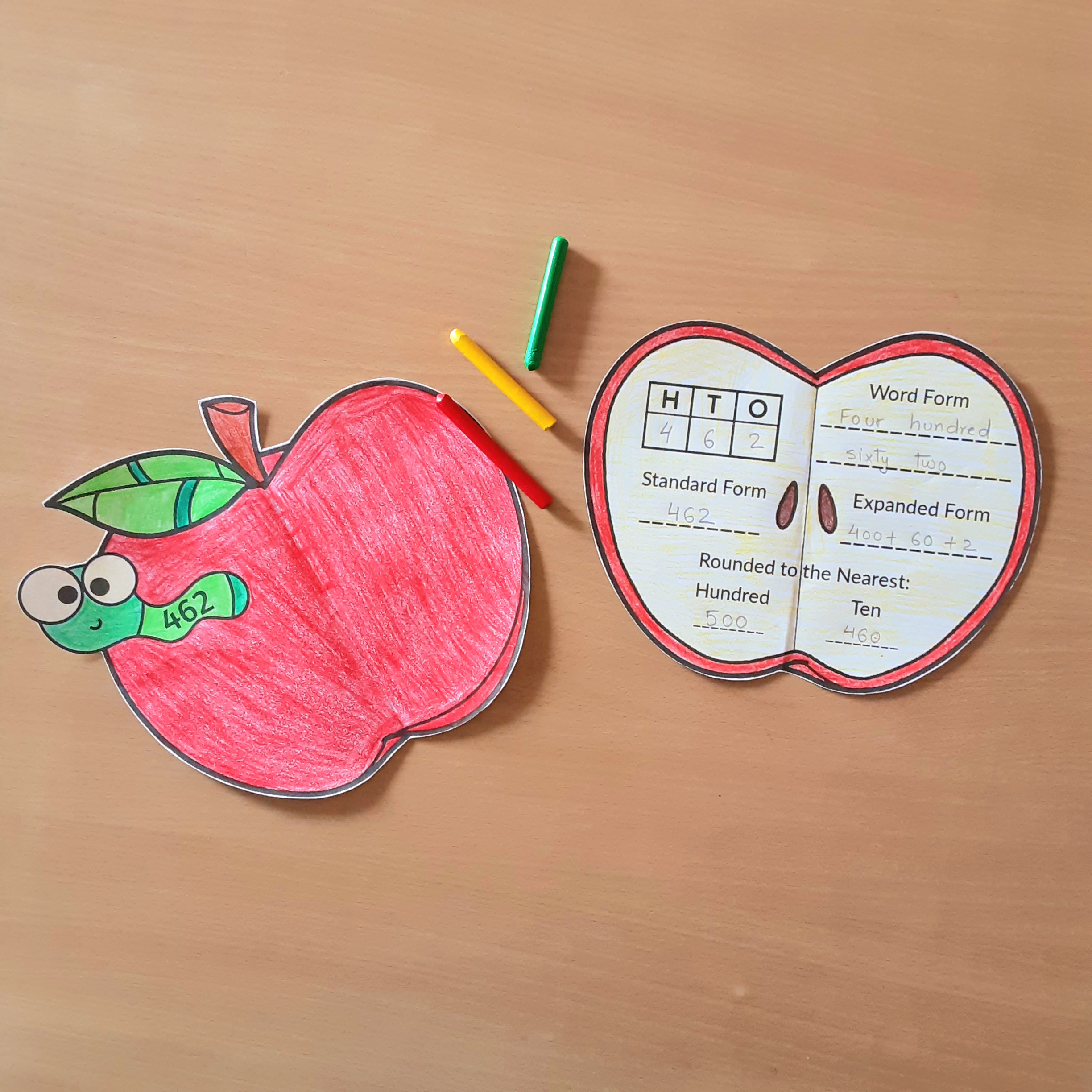 Fall Place Value Craft | Place Value Craftivity | Made By Teachers