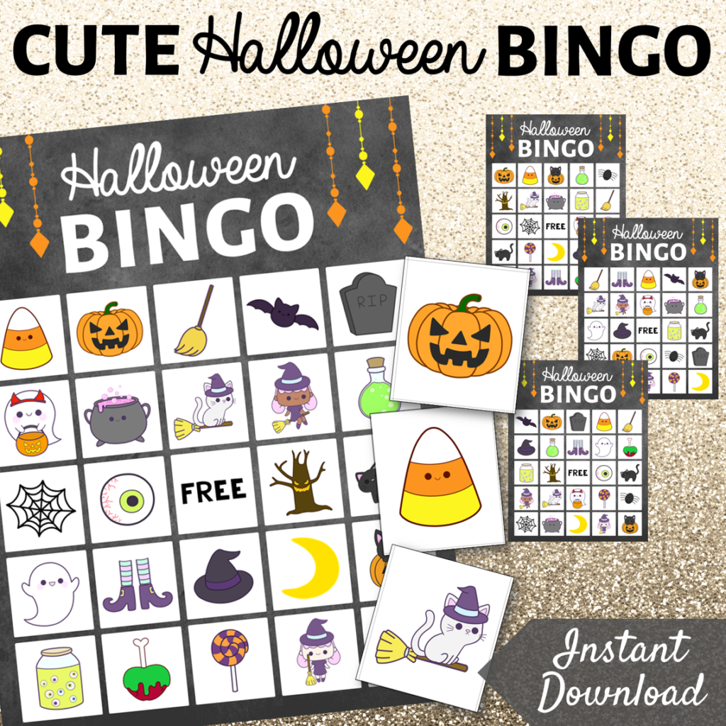 Cute Halloween Bingo Version 2 - Made By Teachers