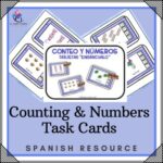 SPANISH VERSION - Counting & Numbers Task Cards | Made By Teachers