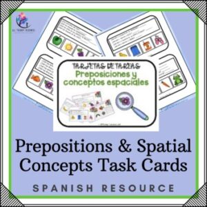 SPANISH VERSION - Prepositions & Spatial Concepts | Made By Teachers