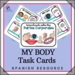 SPANISH VERSION Learning about MY BODY Task Cards - Made By Teachers