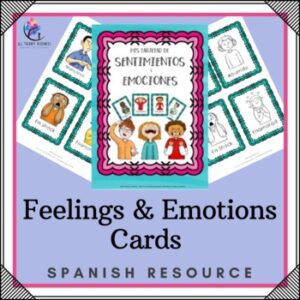 SPANISH VERSION Feelings & Emotions Cards - Made By Teachers