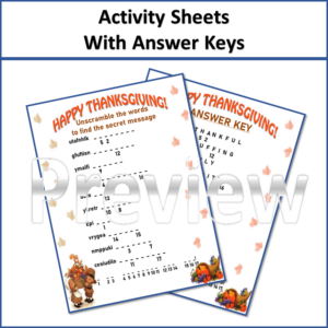I am Thankful for Thanksgiving Activities | Made By Teachers