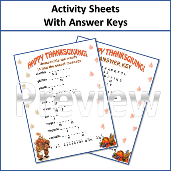 I am Thankful for Thanksgiving Activities | Made By Teachers