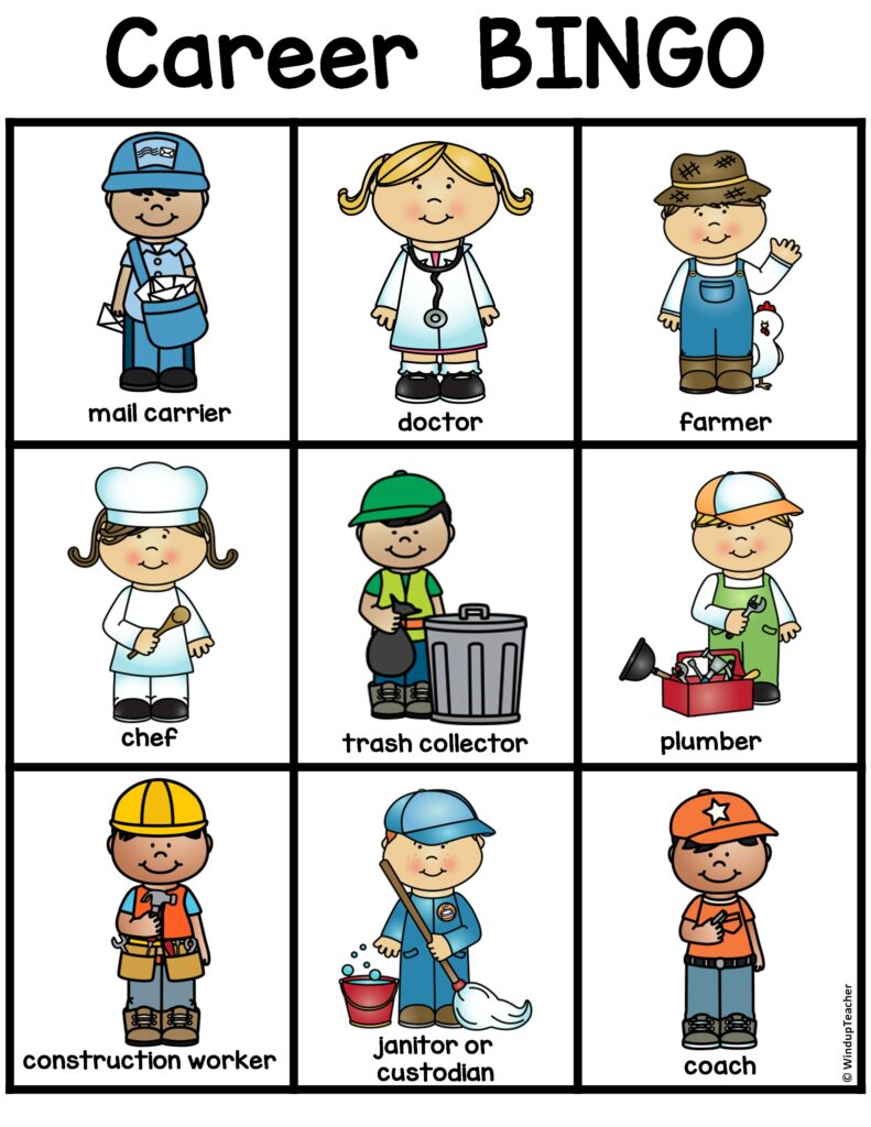 Community Helpers or Career BINGO | Made By Teachers