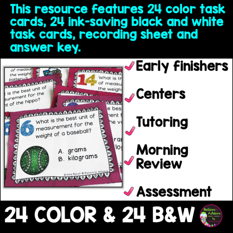 Grams or Kilograms Task Cards | Made By Teachers