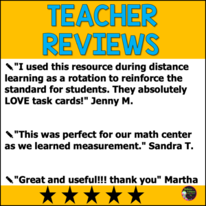 Inches Feet Yards Miles Task Cards | Made By Teachers