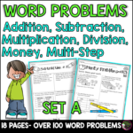 Word Problems 3rd Grade Worksheets Set A | Made By Teachers