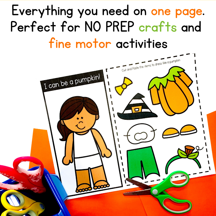 Dress Up Halloween Costume Dramatic Play Craftivit | Made By Teachers