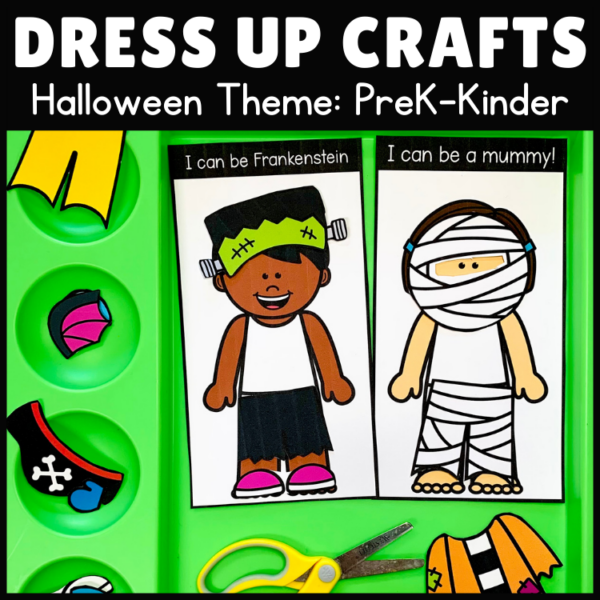 Dress Up Halloween Costume Dramatic Play Craftivit - Made By Teachers