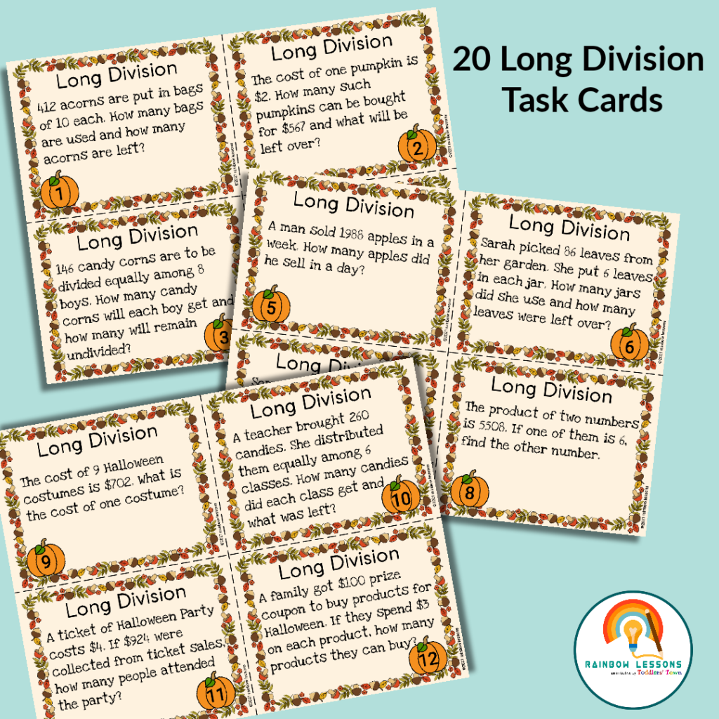 Fall Math Activities | Multiplication and Division | Made By Teachers
