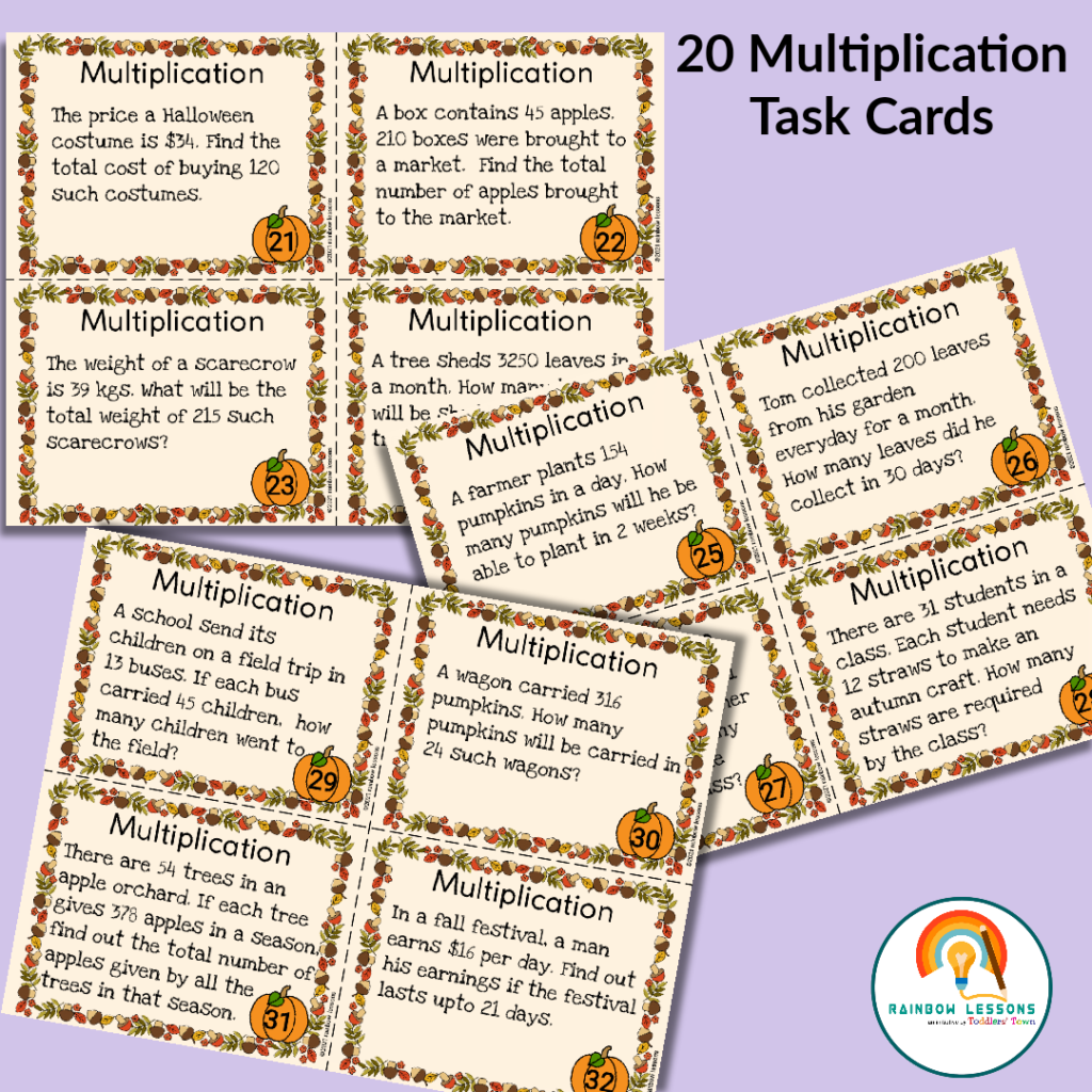 Fall Math Activities | Multiplication and Division | Made By Teachers