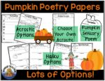 Pumpkin Poetry Activity Sheets - Made By Teachers
