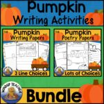 Pumpkin Writing BUNDLE - Great for Literacy Center - Made By Teachers